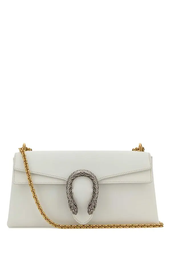 Gucci Leather Dionysus Shoulder Bag - White