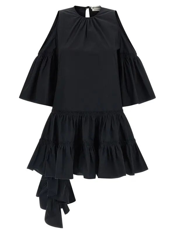 JW Anderson Cotton Poplin Dress - Black