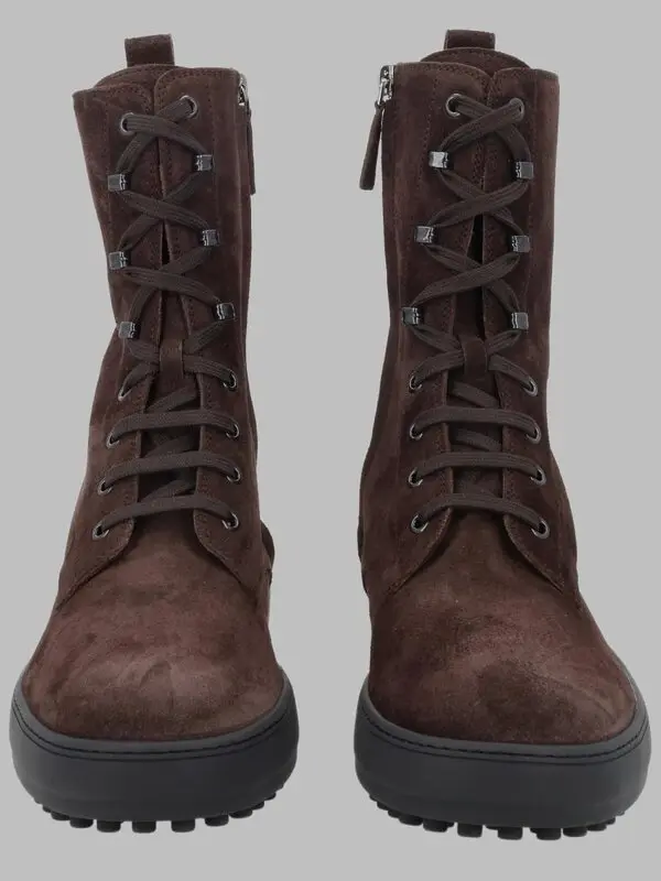 TOD'S Stivaletto Winter Gommino - Brown