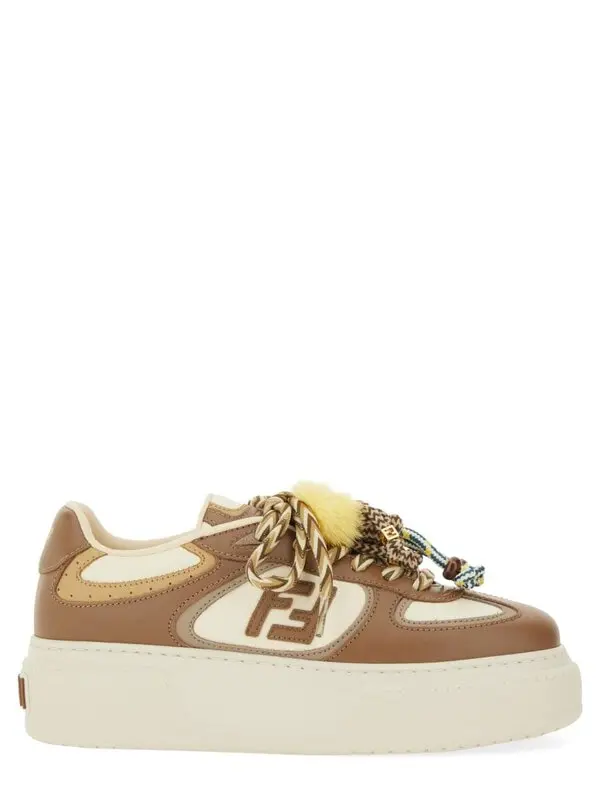 Fendi Match Sneaker - Cream