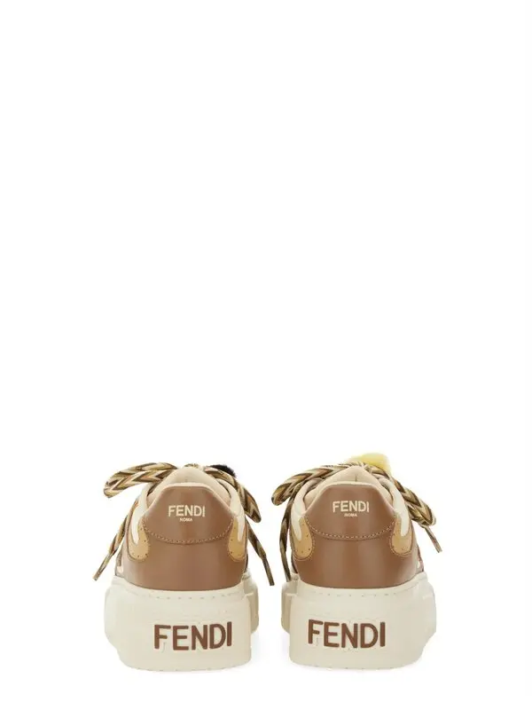 Fendi Match Sneakers - Cream