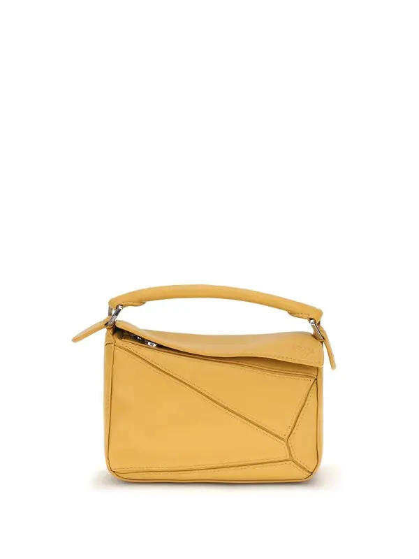 Loewe Featherlight Puzzle Mini Handbag - Yellow