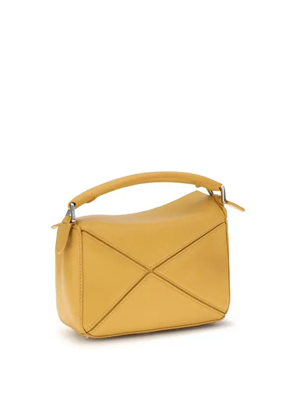 Loewe Featherlight Puzzle Mini Handbag - Yellow