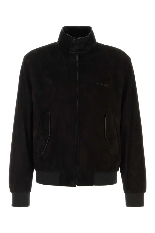 Gucci Suede Bomber Jacket