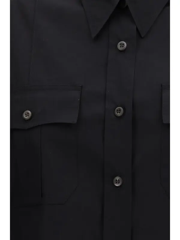 Prada Short-sleeve Poplin Shirt