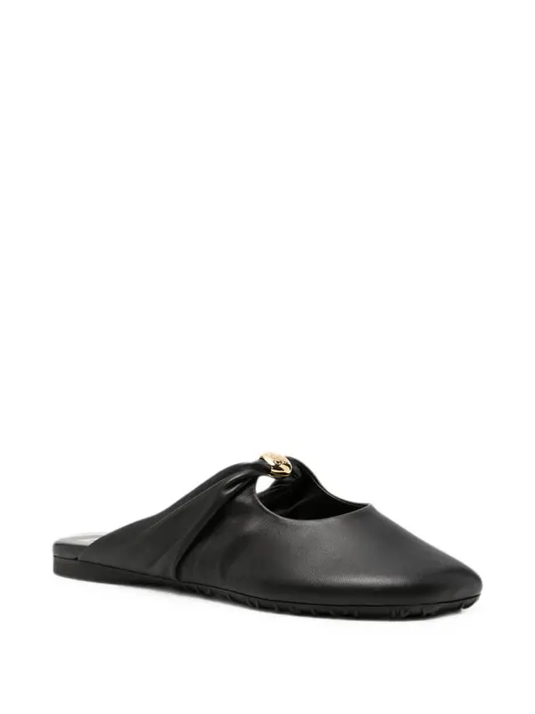 Loewe Pebble Soft Leather Slippers