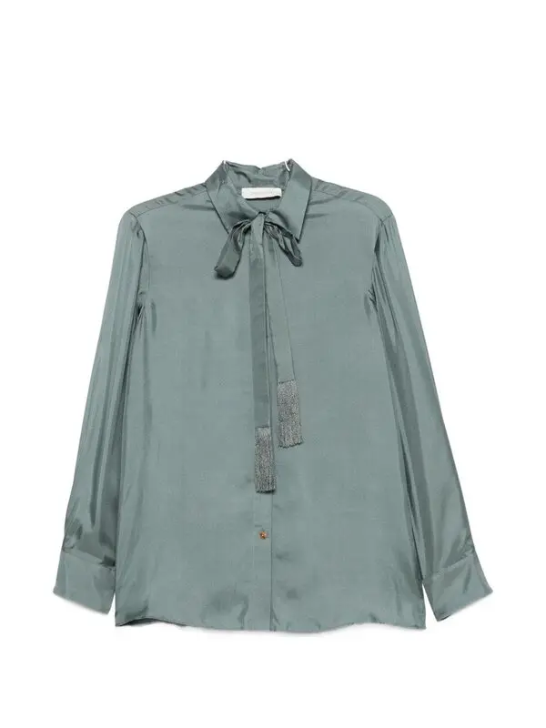 Zimmermann Silk Pussy-bow Shirt - Multicolor