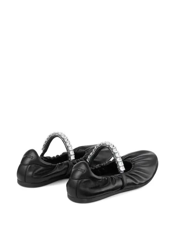 JIMMY CHOO Jade Leather Ballets