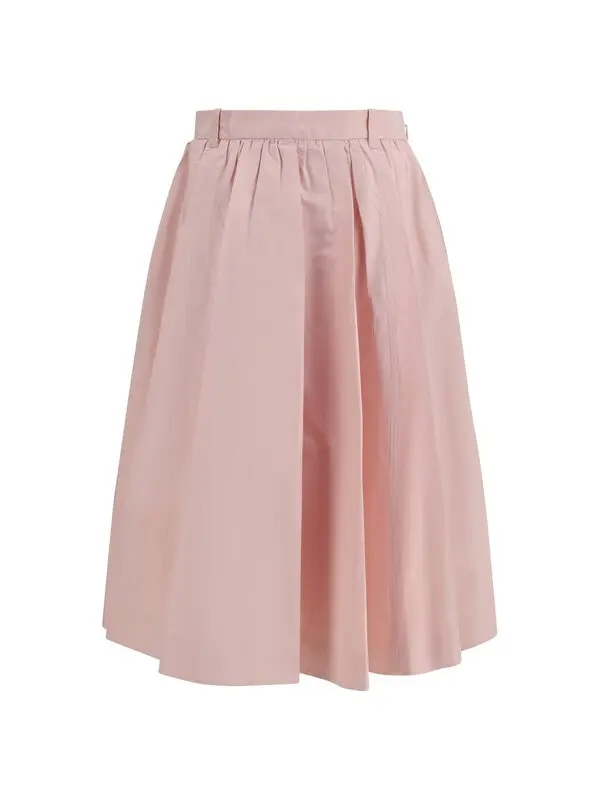 Prada Long Silk Skirt - Pink