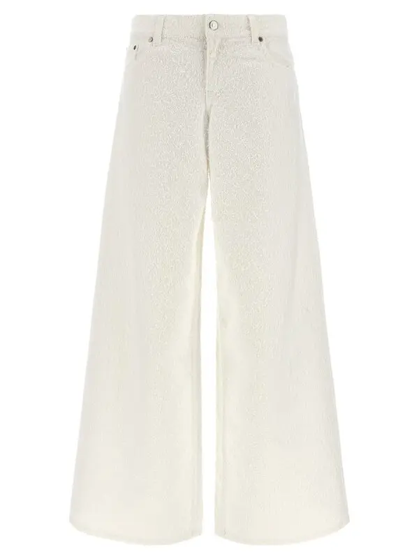 Stella McCartney Jeans Boucle - White