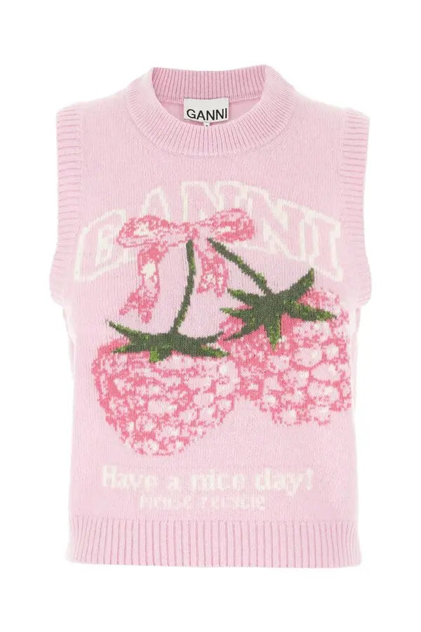 GANNI Knitwear Vest - Multicolor