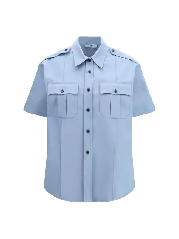 Prada Cotton Short-sleeved Shirt