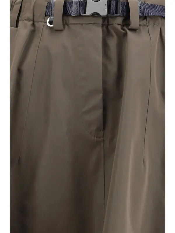 Prada Nylon Midi Skirt