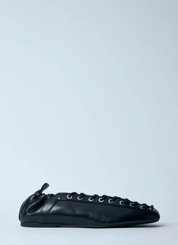 GANNI Ballerina Flats - Black