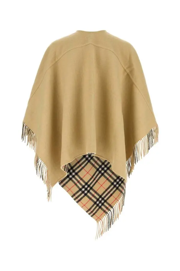 Burberry Beige Wool Cape