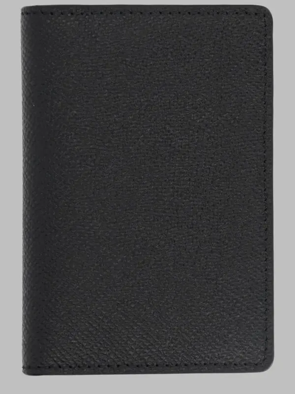 MAISON MARGIELA Leather Card Holder - Black