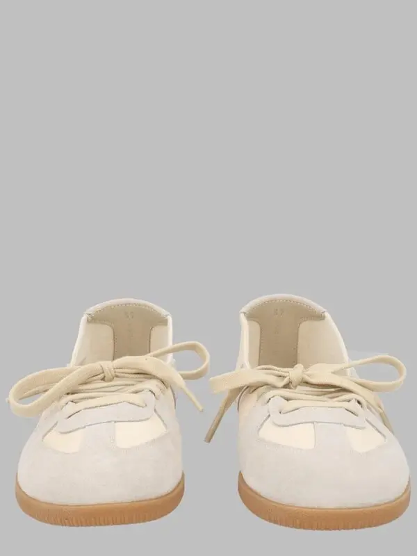 MAISON MARGIELA Leather Replica Ballerina Sneakers - Cream