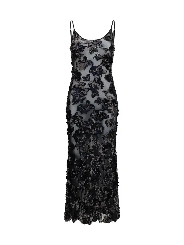 NISSA Long Sequin Gown
