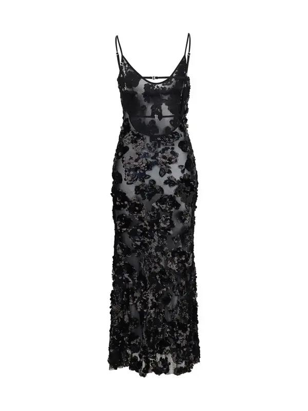 NISSA Long Sequin Gown