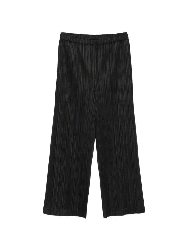 Issey Miyake Pleated Wide-leg Trousers - Multicolor