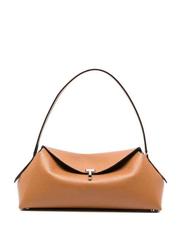 TOTEME T-lock Leather Shoulder Bag