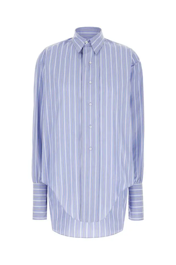 MAISON MARGIELA Striped Button-up Shirt - Multicolor