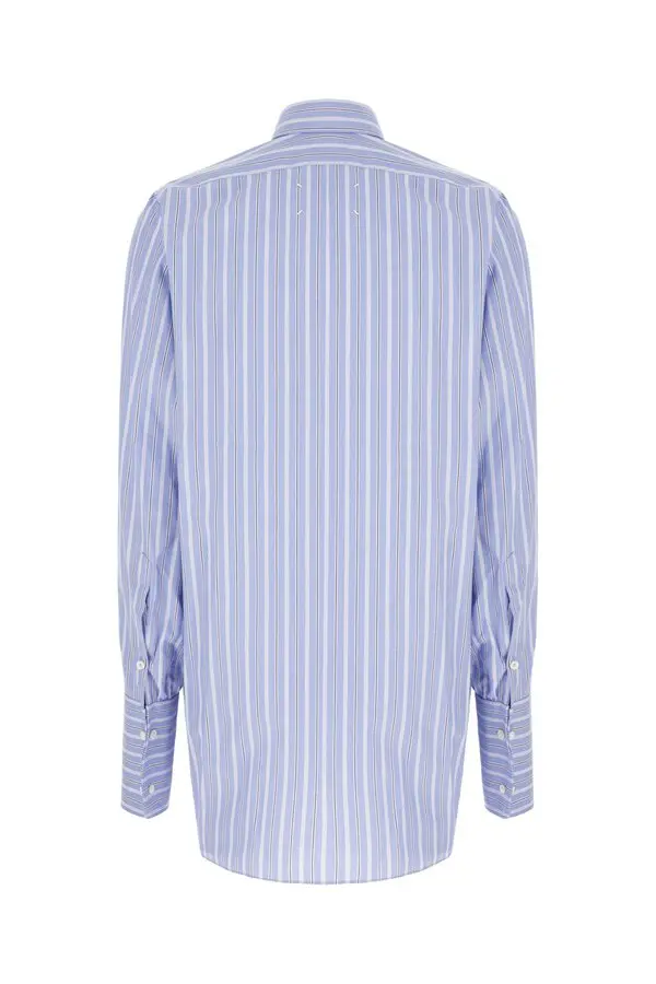 MAISON MARGIELA Striped Button-up Shirt - Multicolor