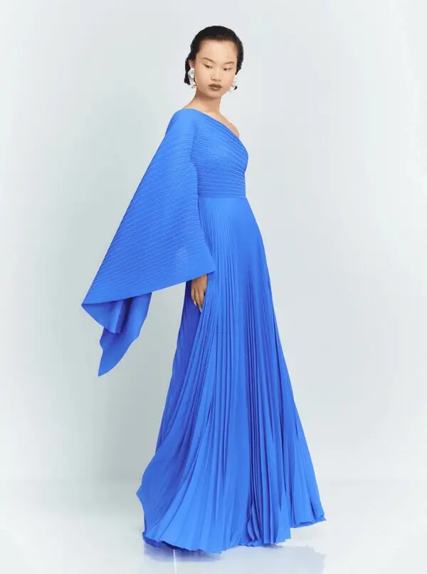 Solace London Maci One-shoulder Long Dress - Multicolor
