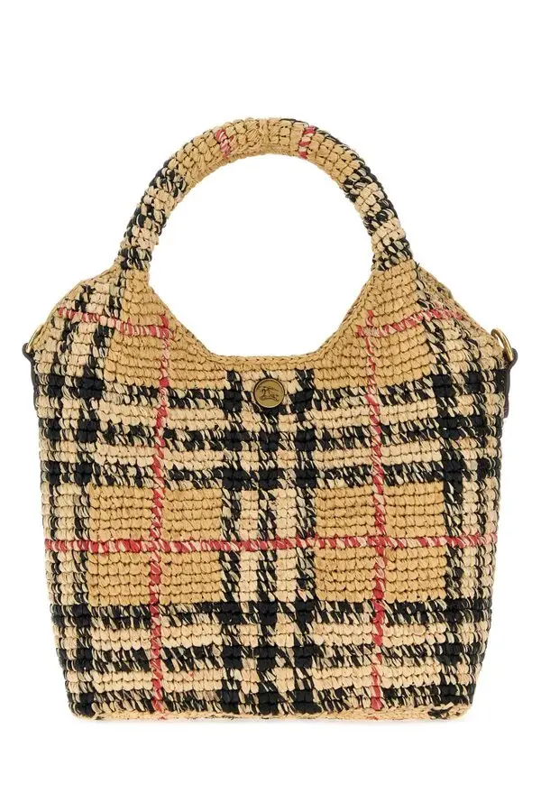 Burberry Embroidered Margate Handbag - Multicolor