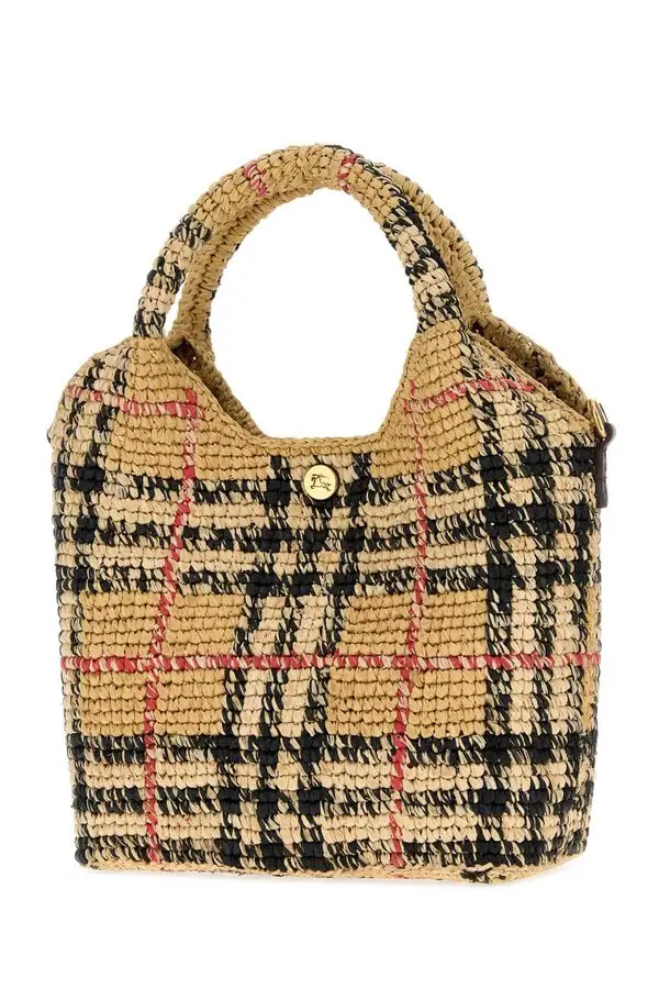 Burberry Embroidered Margate Handbag - Multicolor