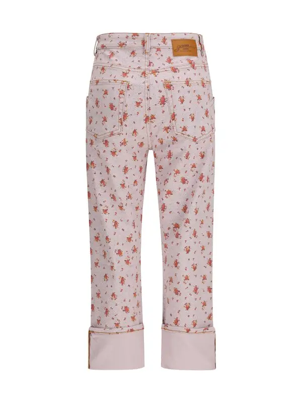 GANNI Printed Capri Pants