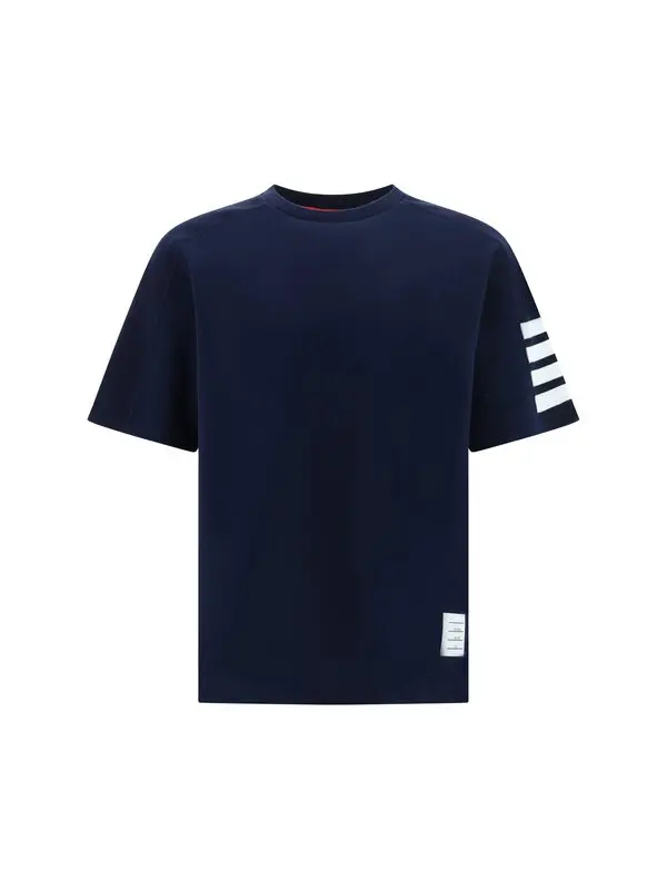 Thom Browne T-shirt With Horizontal Bands