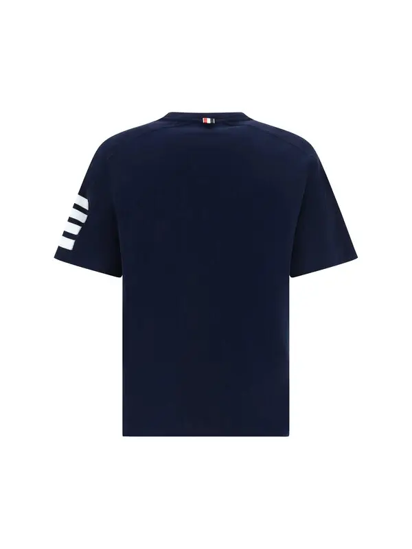 Thom Browne T-shirt With Horizontal Bands
