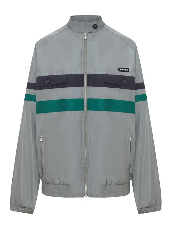 Miu Miu Tec Silk Blouson