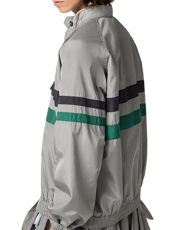 Miu Miu Tec Silk Blouson - Multicolor