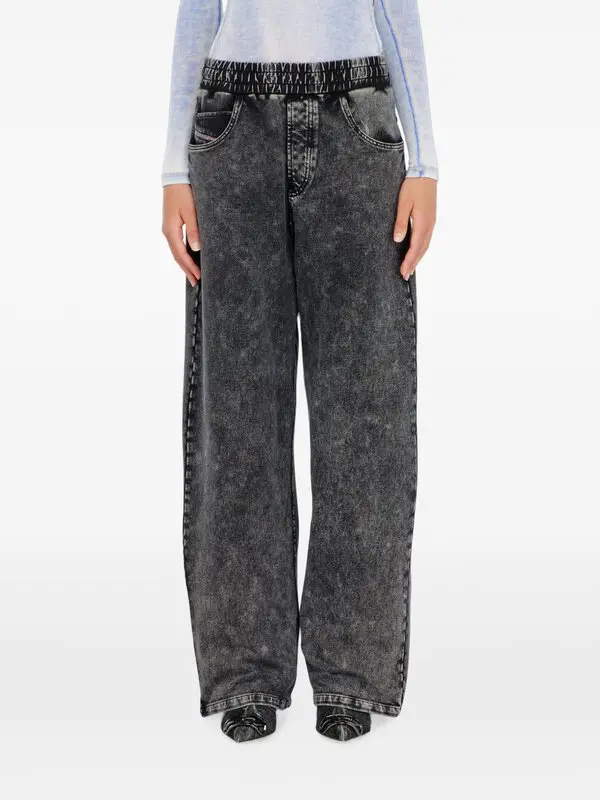 DIESEL® Wide Leg Denim Jeans - Multicolor