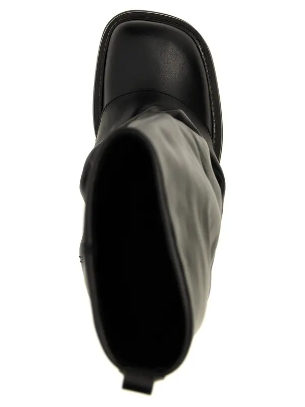 Attico Robin Combat' Boots - Black