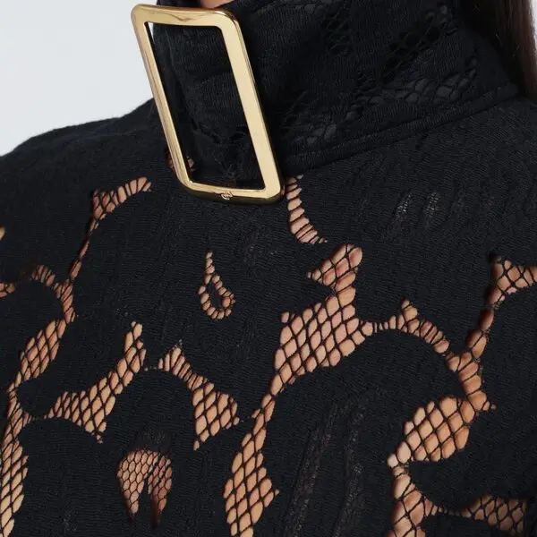 PATOU Mini Dress With Buckle Collar