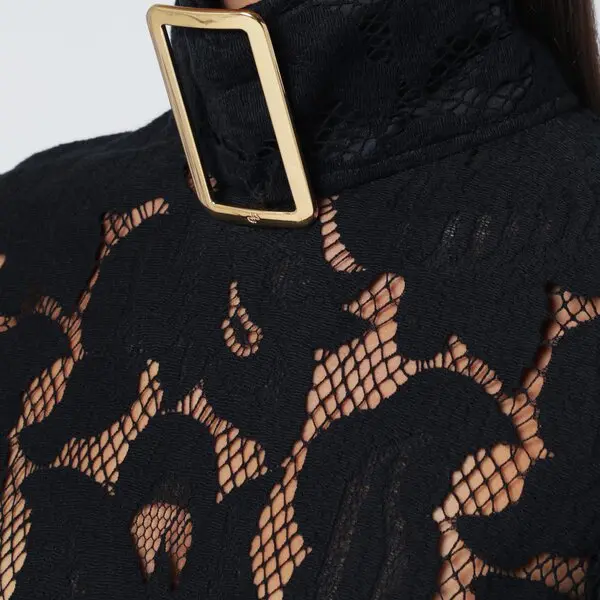 PATOU Mini Dress With Buckle Collar