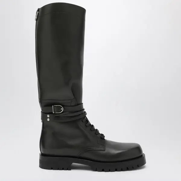DURAZZI MILANO Dark High Combat Boots