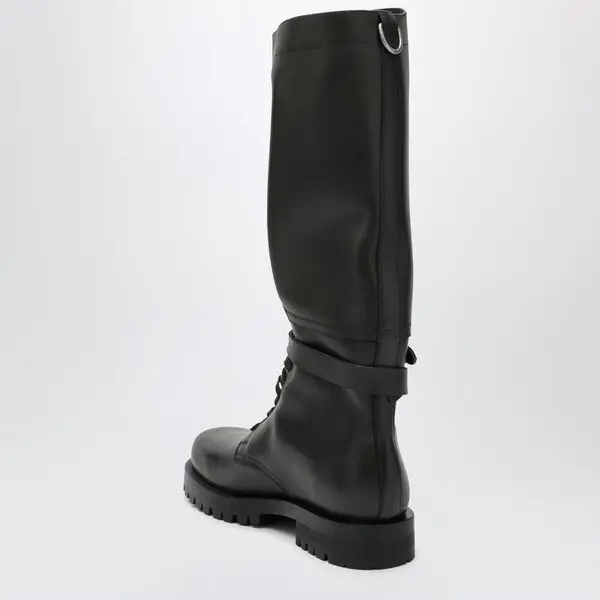 DURAZZI MILANO Dark High Combat Boots