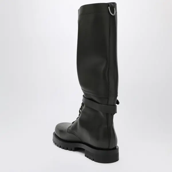 DURAZZI MILANO Leather Combat Boots