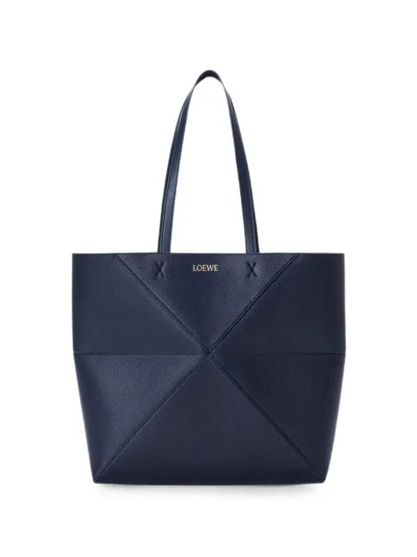 Loewe Puzzle Fold Medium Leather Tote - Multicolor