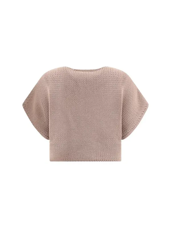 Alaïa Chunky Knit Sweater - Pink