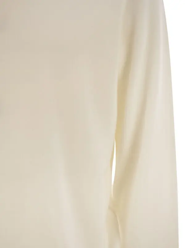 Brunello Cucinelli Cashmere Turtleneck Sweater - Cream