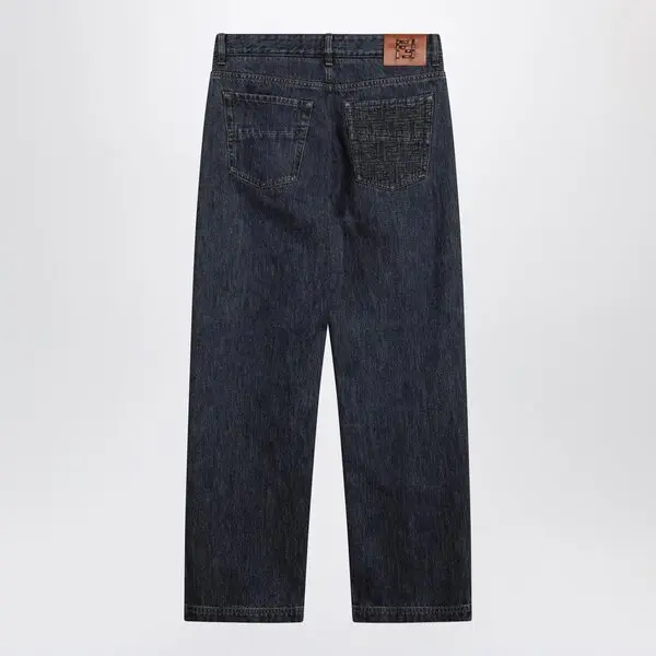 Fendi Denim Straight Trousers