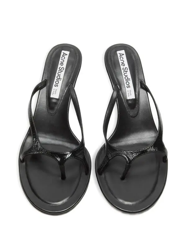 Acne Studios Leather Thong Sandals - Multicolor