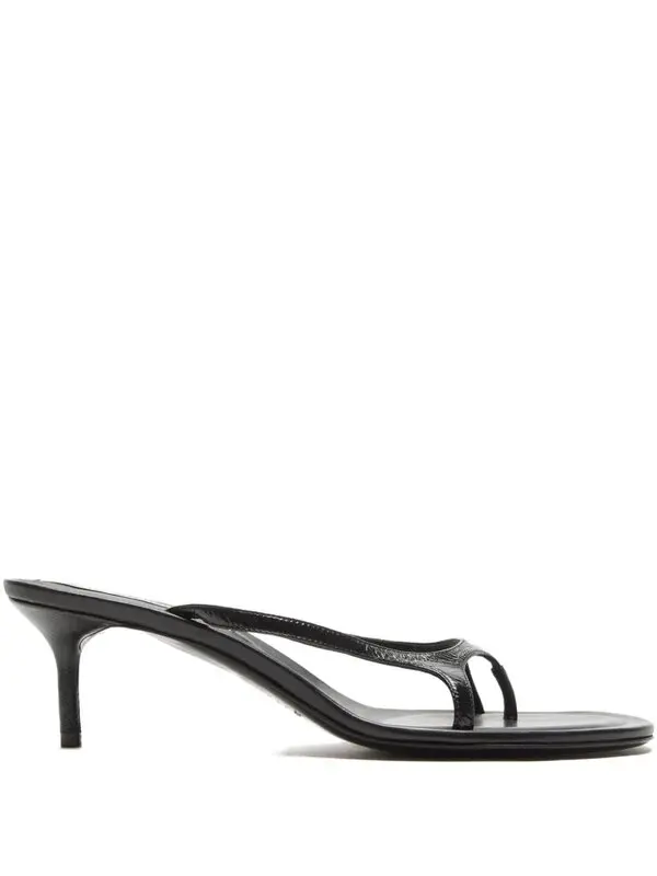Acne Studios Leather Thong Sandals - Multicolor