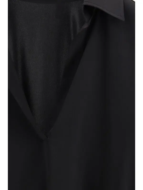 TOM FORD Stretch Silk Shirt - Black