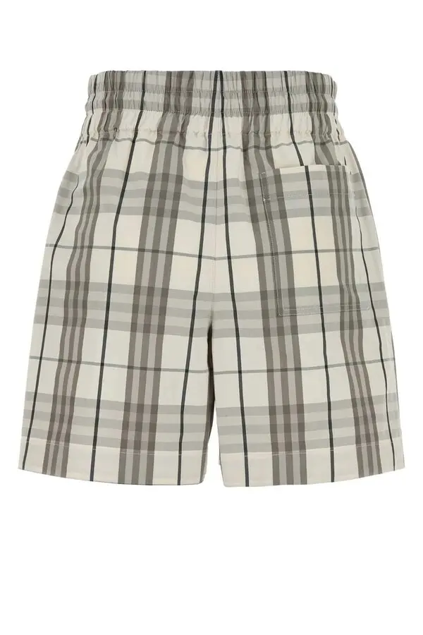 Burberry Embroidered Poplin Shorts
